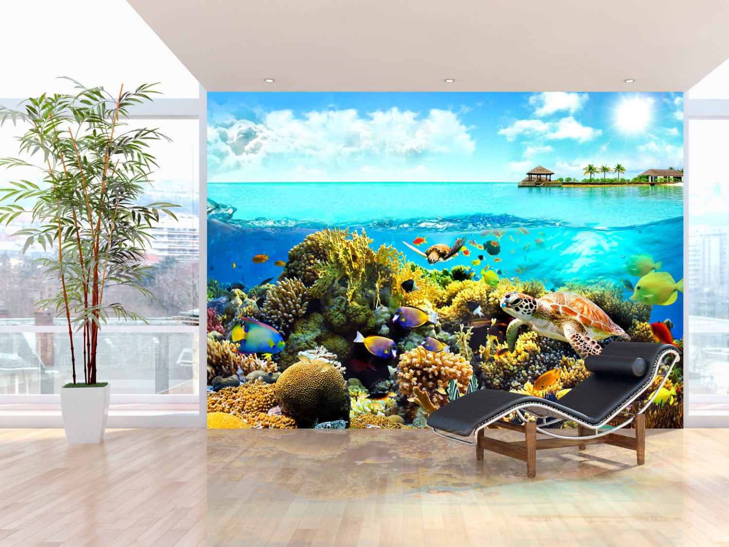 Wall Murals with underwater life - in the Maldives, 97530 – Tapetenshop.lv